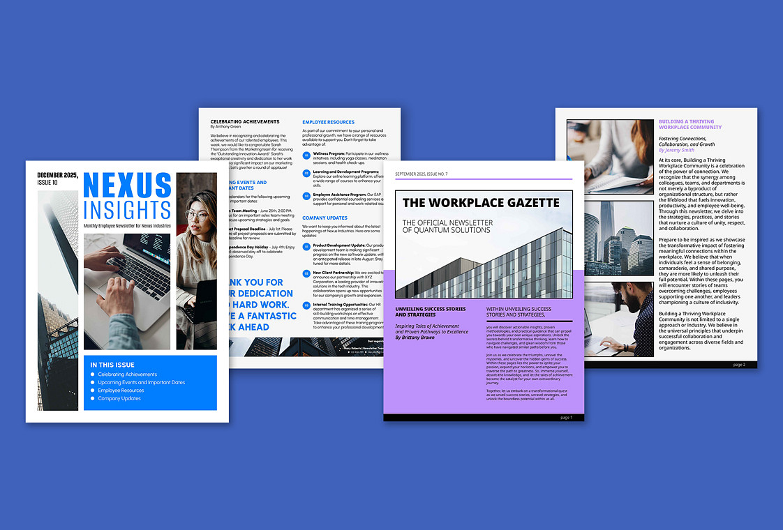 Weekly Newsletter Templates | Renderforest