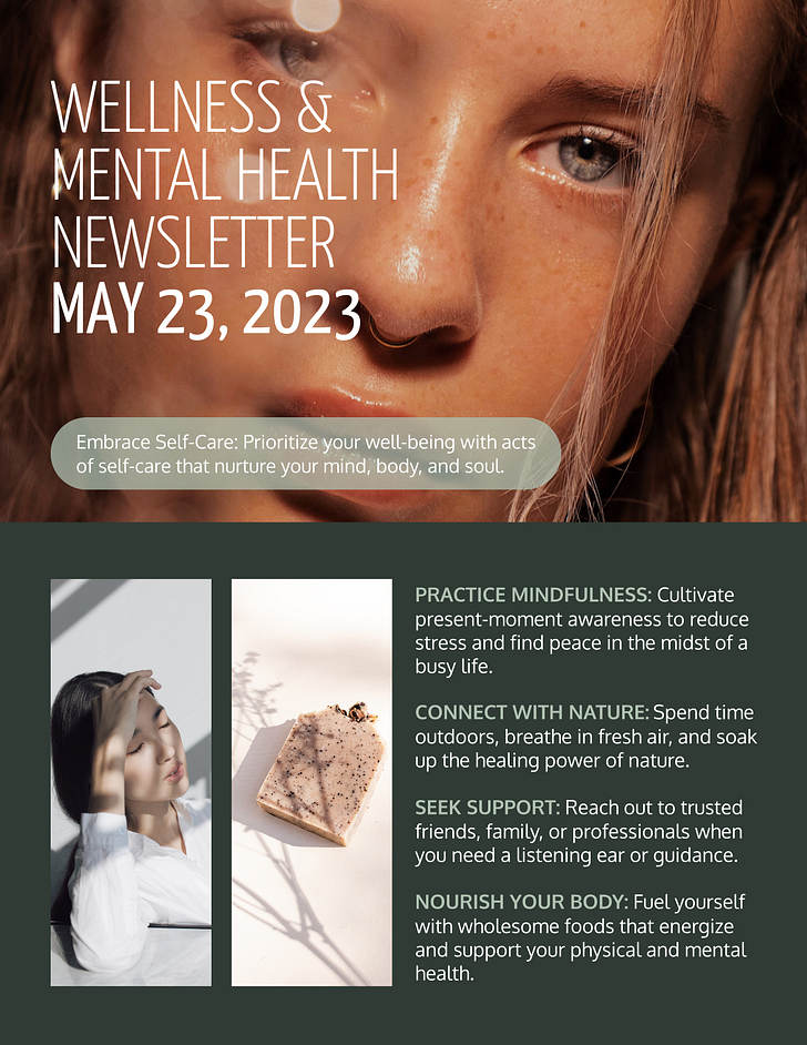 Health and Wellness Newsletters | Renderforest