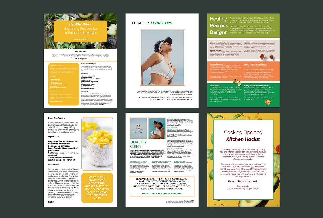 Health and Wellness Newsletters | Renderforest
