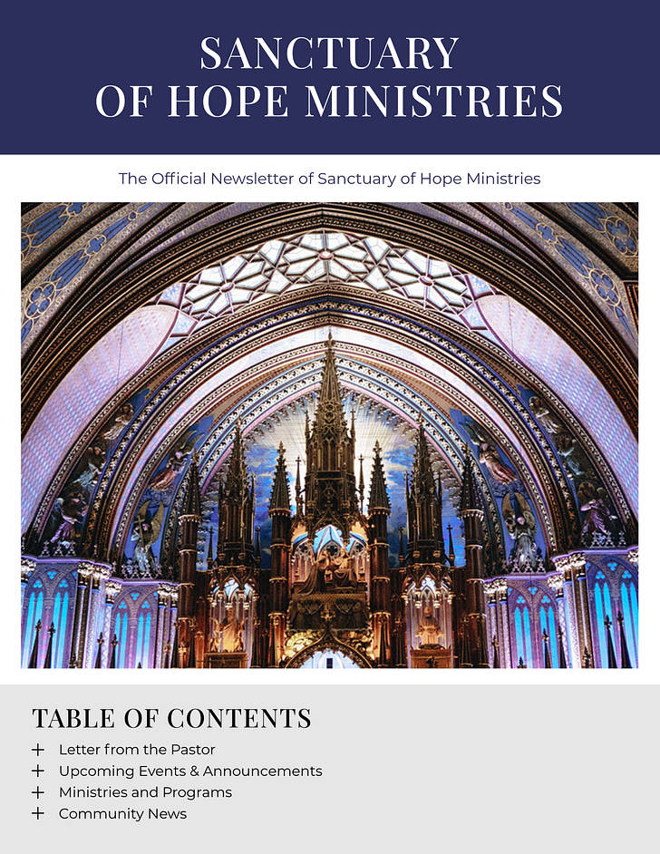 Church Newsletter Templates | Renderforest