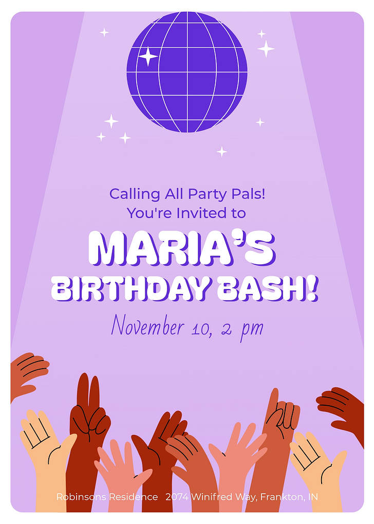 Fun Party Invitation Templates | Renderforest
