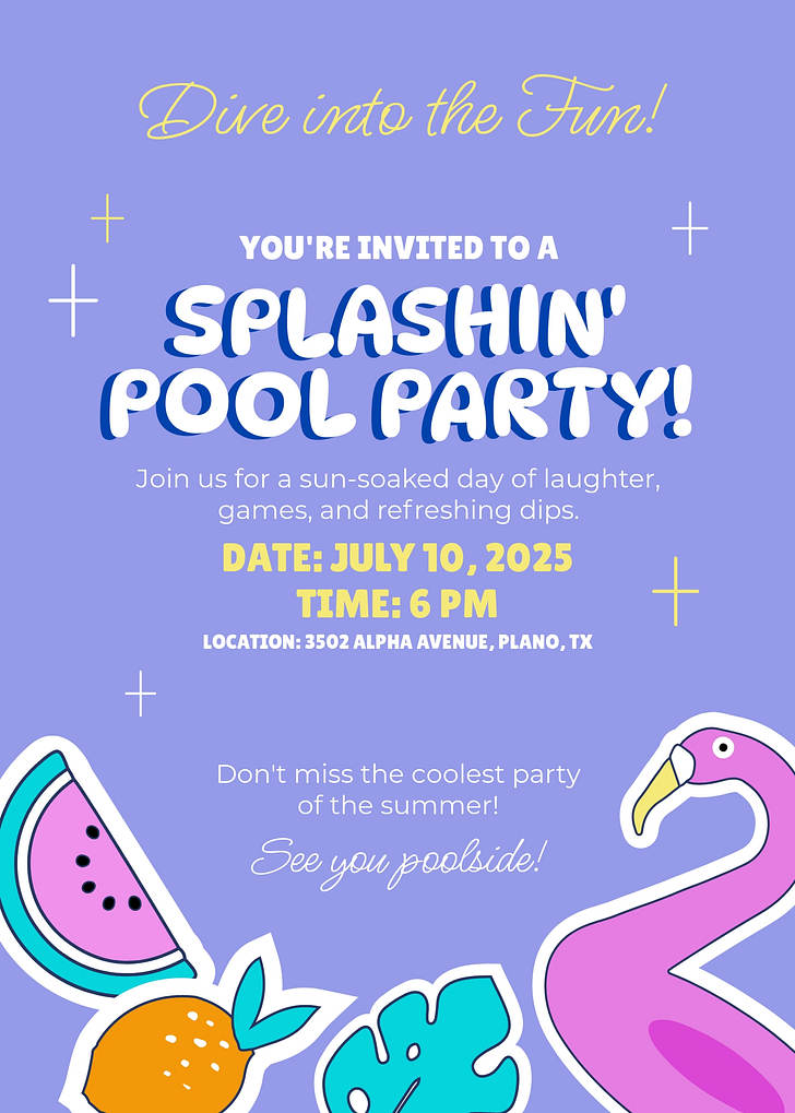 Fun Party Invitation Templates | Renderforest