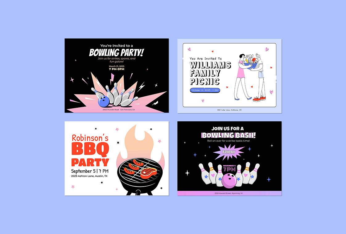 Fun Party Invitation Templates | Renderforest