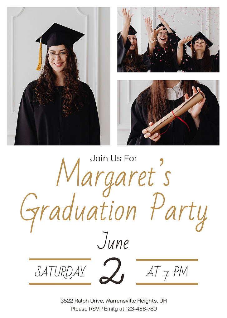 Graduation Party Invitations | Renderforest