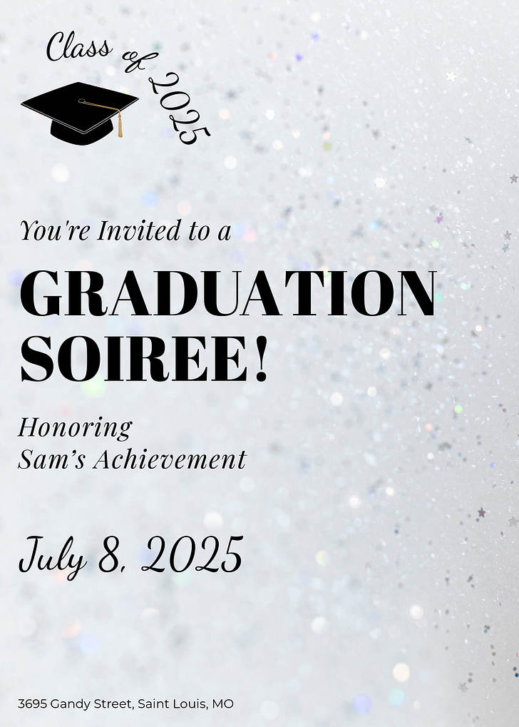 Graduation Party Invitations | Renderforest