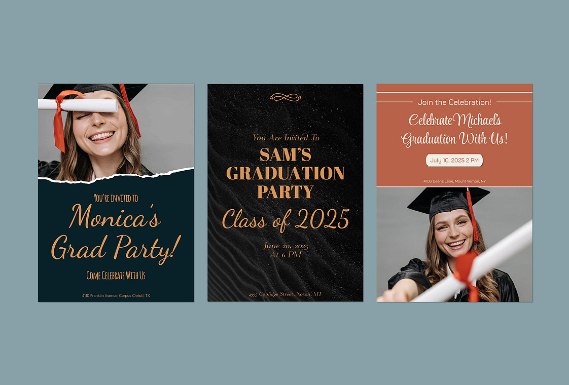 Graduation Party Invitations | Renderforest