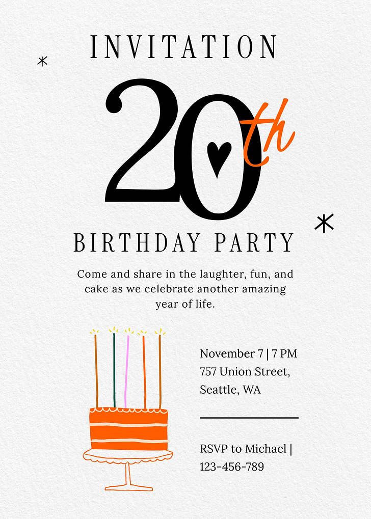 Special Occasion Invitation Templates | Renderforest