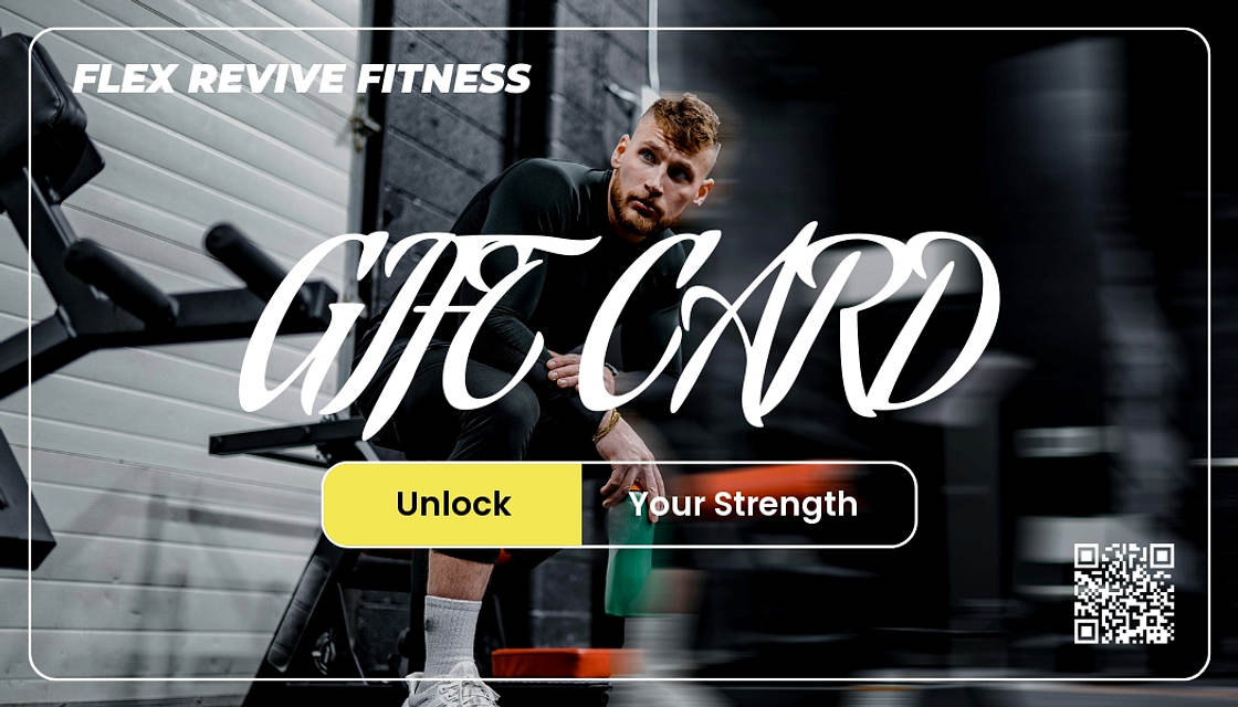 Gym and Wellness Gift Cards | Renderforest