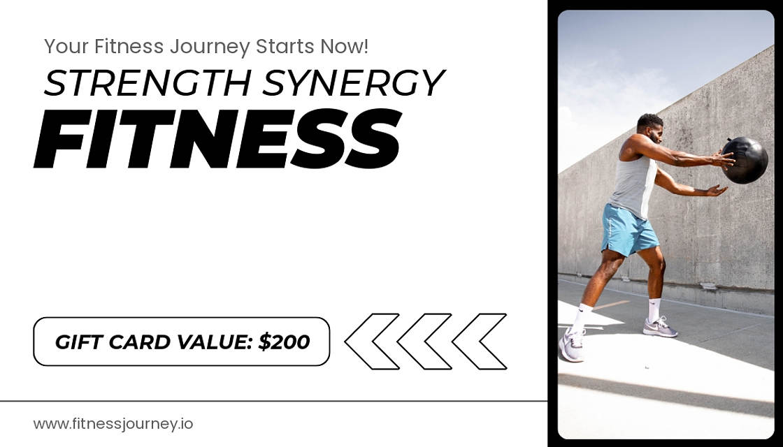 Gym and Wellness Gift Cards | Renderforest