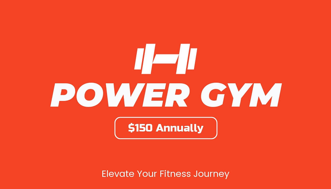 Gym and Wellness Gift Cards | Renderforest