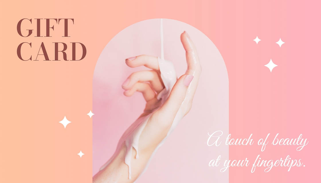 Nail Salon Gift Card Templates | Renderforest