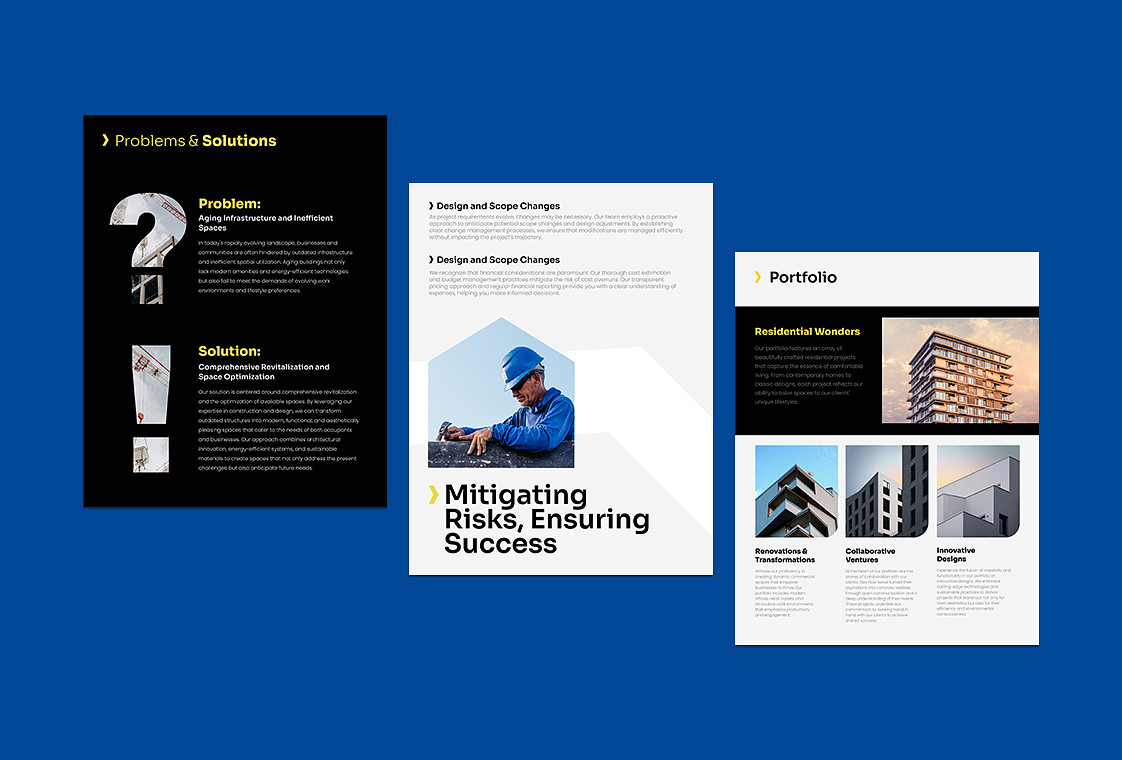 Construction Project Proposal Template | Renderforest