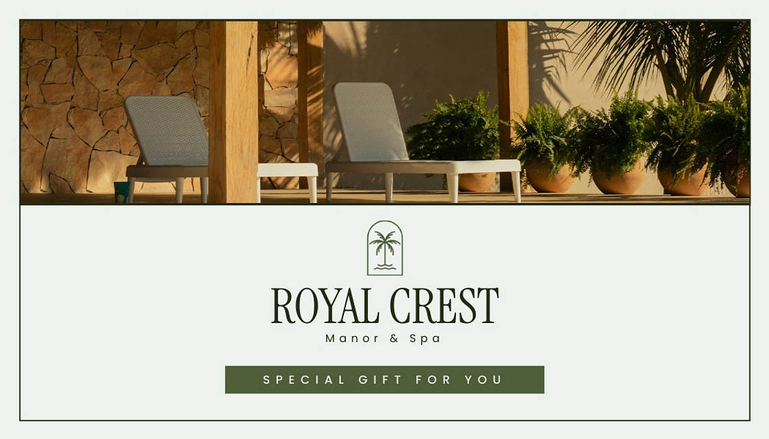 Hotel and Wellness Gift Card Selection | Renderforest