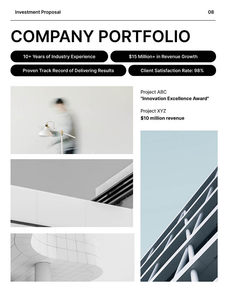 Plantilla de propuesta de inversión corporativa | Renderforest