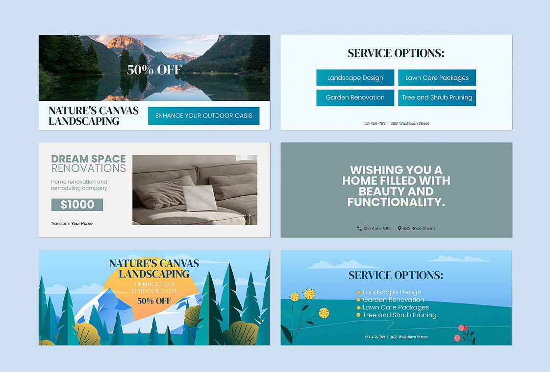 Professional Gift Card Variety | Renderforest