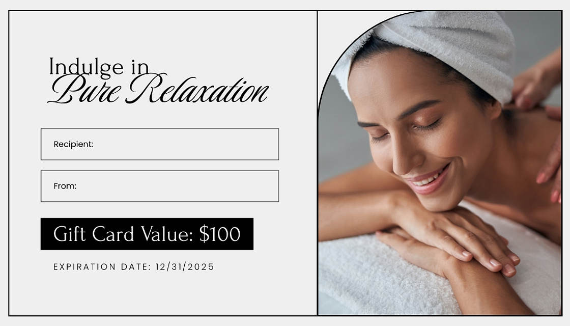 Beauty and Spa Gift Cards | Renderforest