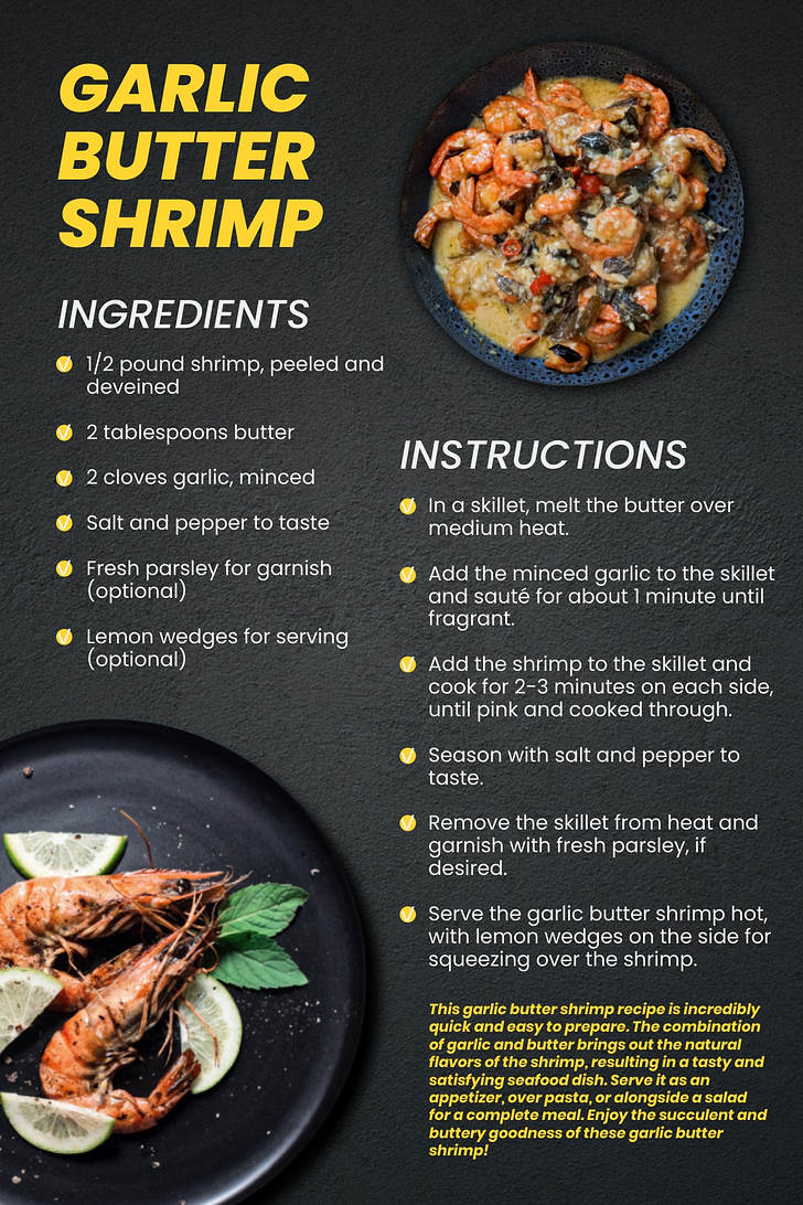 Picture Perfect Recipe Cards | Renderforest