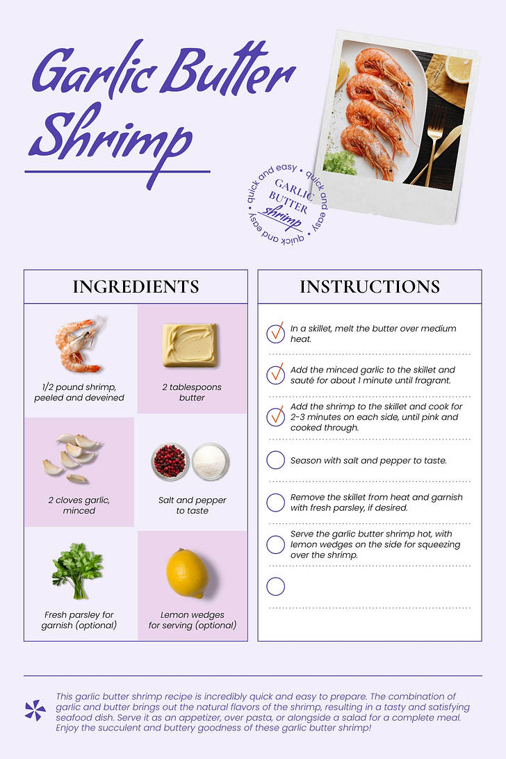Taste in Focus Recipe Cards | Renderforest
