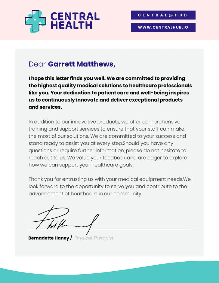 Healthcare Letterhead Templates | Renderforest