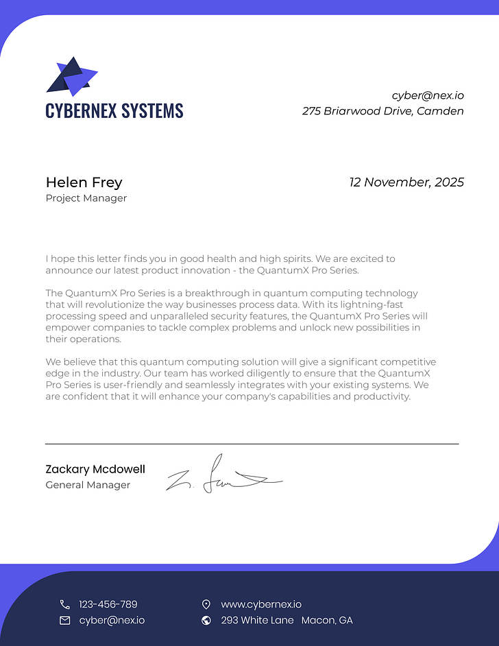 Executive Letterhead Collection | Renderforest