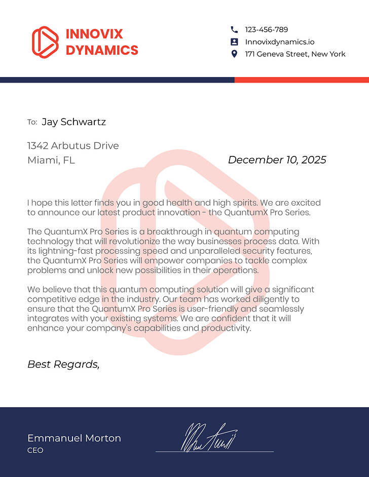 Executive Letterhead Collection | Renderforest