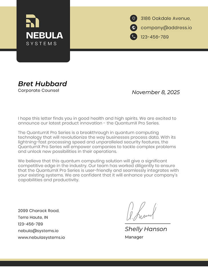 Executive Letterhead Collection | Renderforest