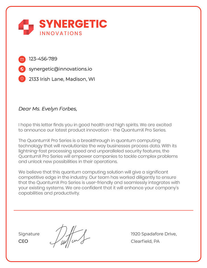 Executive Letterhead Collection | Renderforest