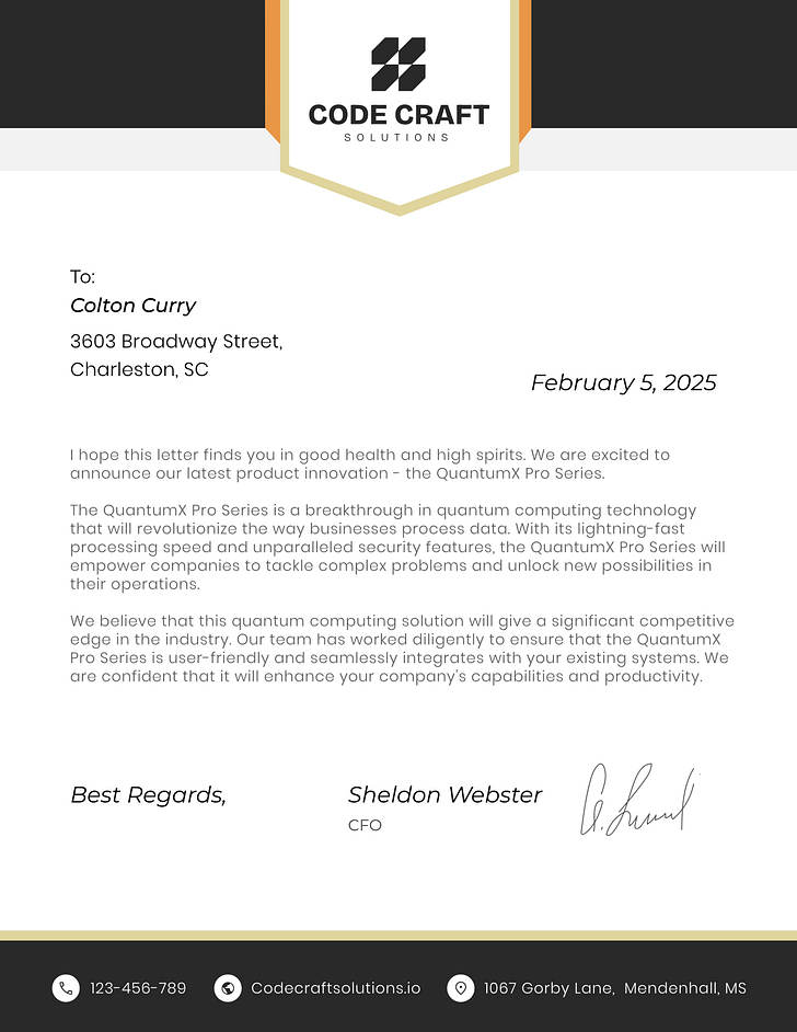 Executive Letterhead Collection | Renderforest