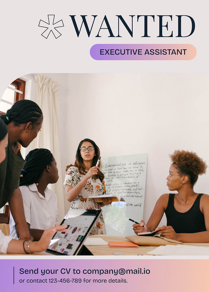 Vacancy Opening Announcements | Renderforest