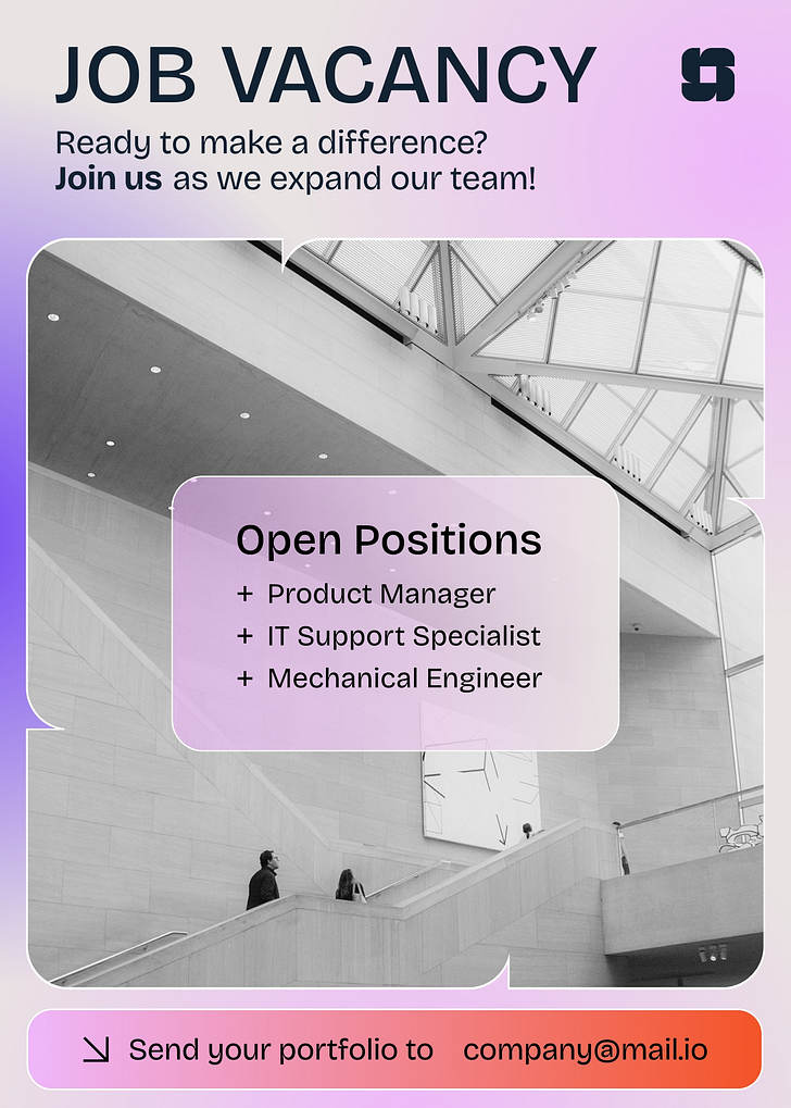 Vacancy Opening Announcements | Renderforest