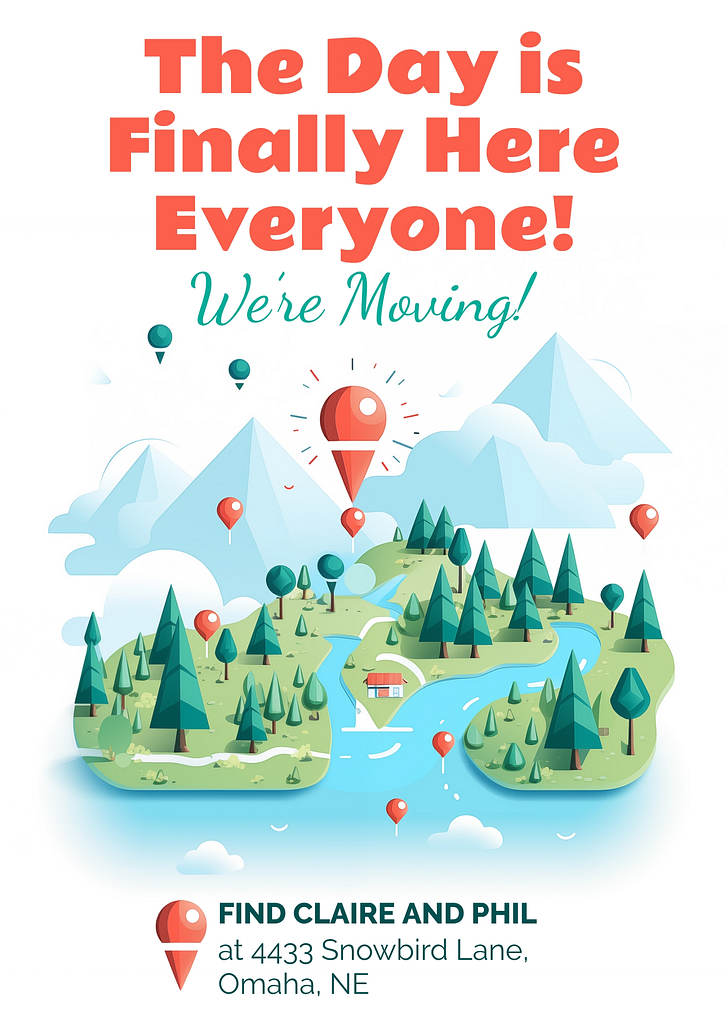 Address Update Announcements | Renderforest