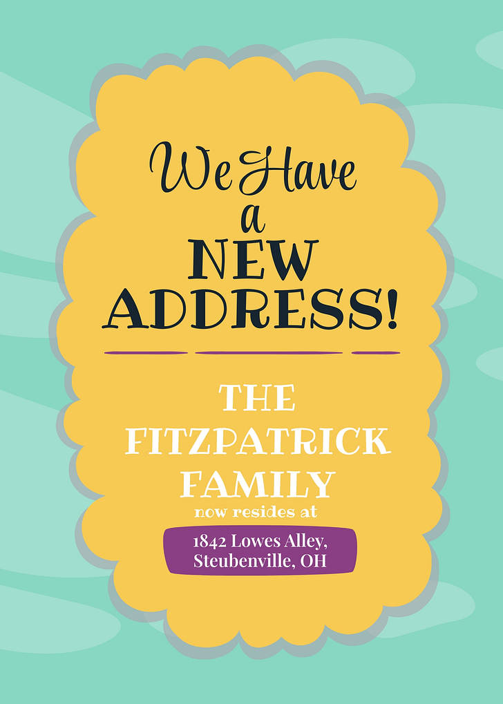 Address Update Announcements | Renderforest