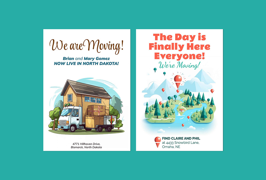 Address Update Announcements | Renderforest