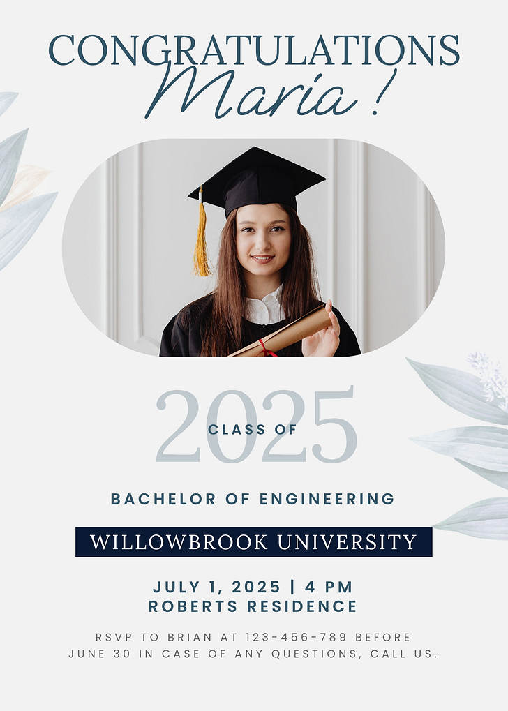 Graduation Announcement Templates | Renderforest