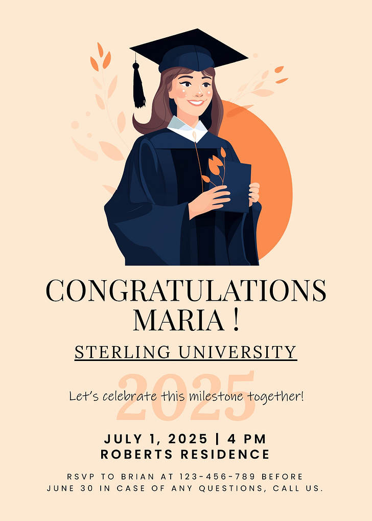 Graduation Announcement Templates | Renderforest