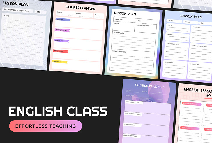 Free lesson plan templates for teachers | Renderforest