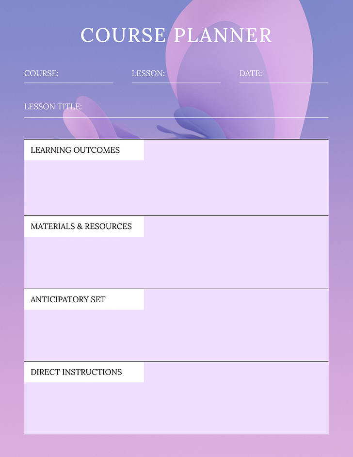 English Class Lesson Plans | Renderforest