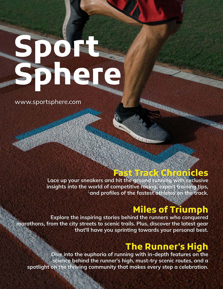 Sports Magazine Cover Designs | Renderforest