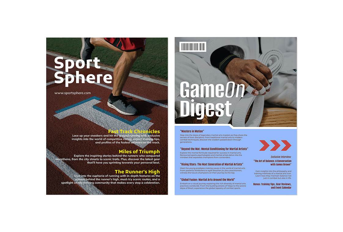 Sports Magazine Cover Designs | Renderforest