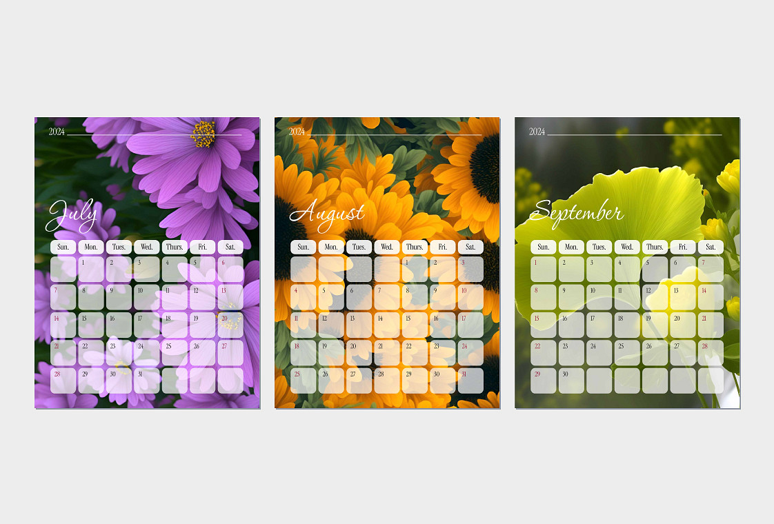 Floral Calendar Lesson Plans | Renderforest
