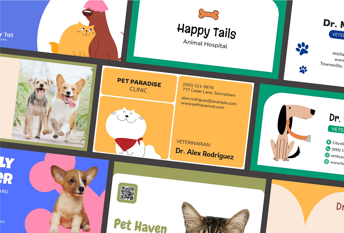 Veterinary Business Cards | Renderforest