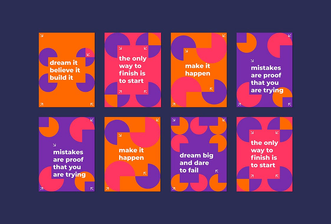Uneven Shapes Quote Designs | Renderforest