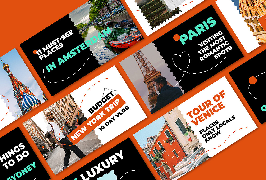 City Tour Thumbnail Set | Renderforest