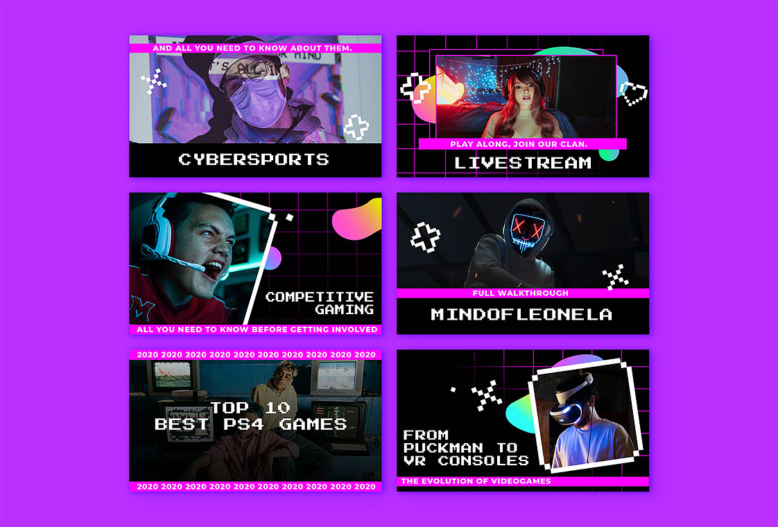 Gaming Video Thumbnail Variety | Renderforest