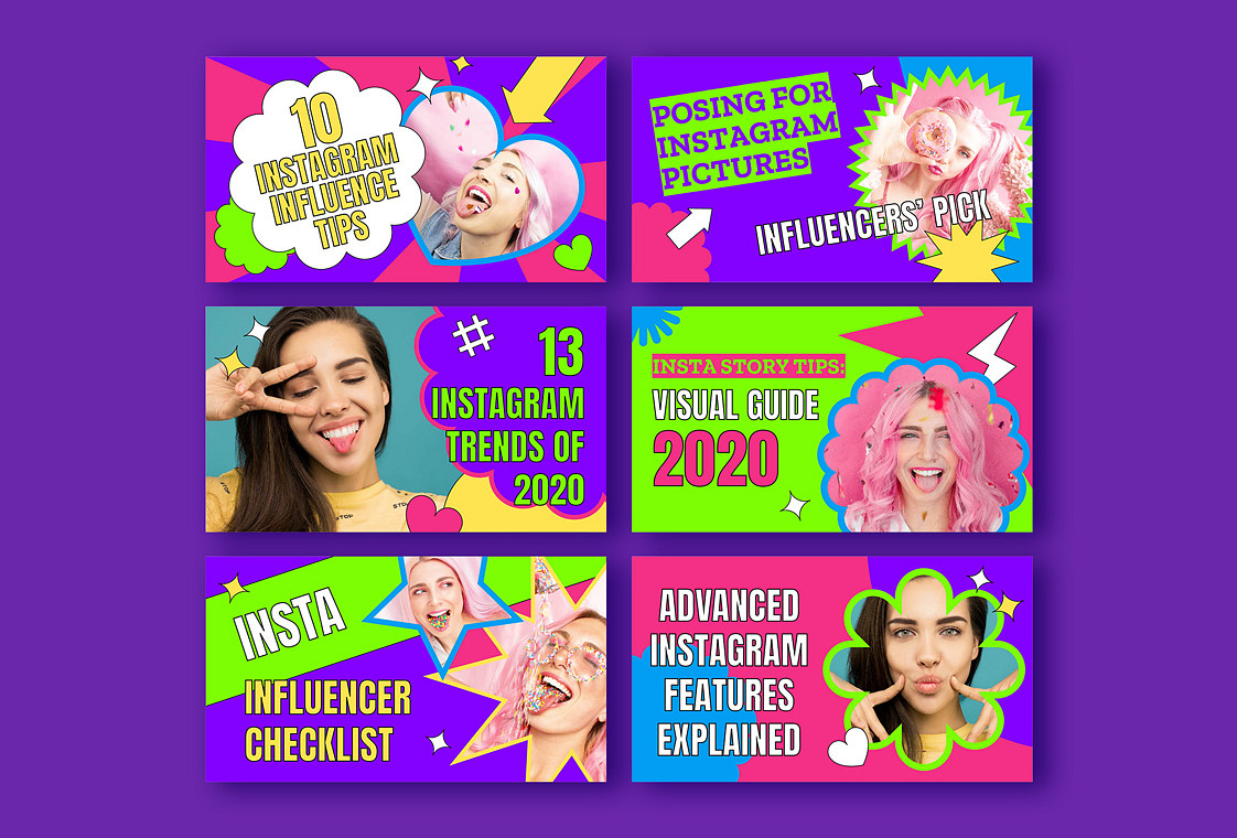 Instagram Hacks Thumbnail Visuals | Renderforest