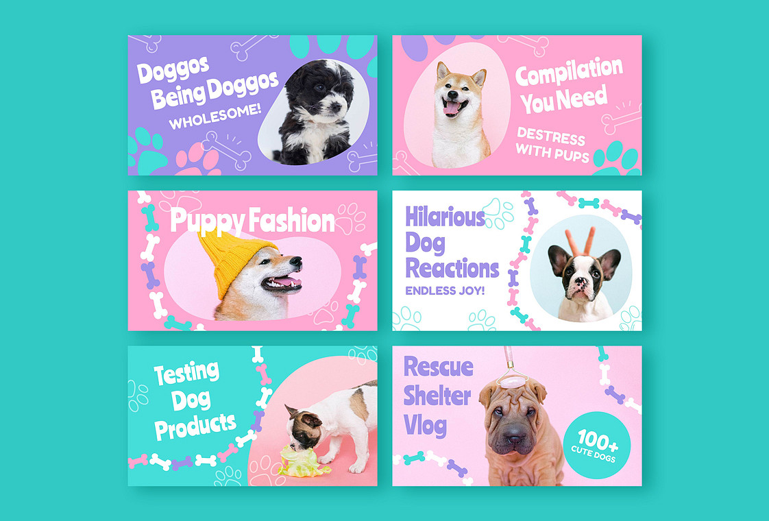 Puppy Vlogs Promo Pack | Renderforest