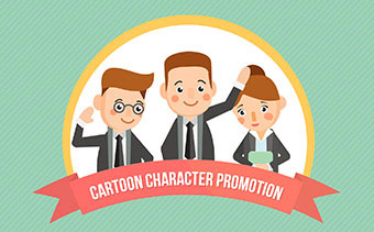 Cartoon Character Promotion (45 Second Version / 3 Placeholders ...