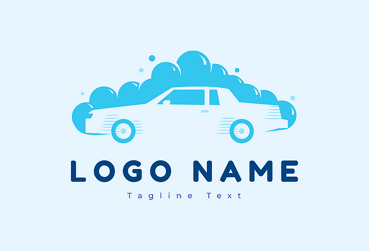 Découvrez les logos de lavage de voitures | Renderforest