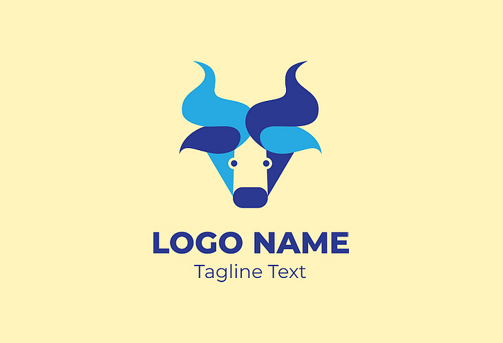 Mächtige Bullen-Logos | Renderforest