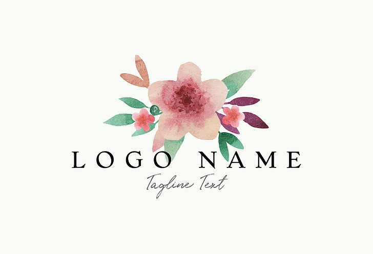 Delicate Flower Logos | Renderforest